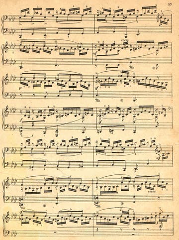 Musical notes stock image. Image of antique, sheet, instruments - 1744955