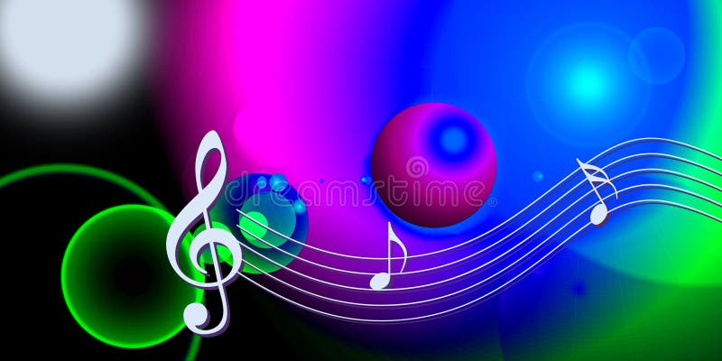 Internet music world notes stock illustration. Illustration of wide ...