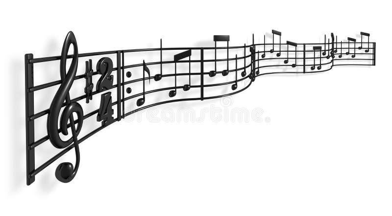 Musical Notes stock illustration. Illustration of solo - 2762116