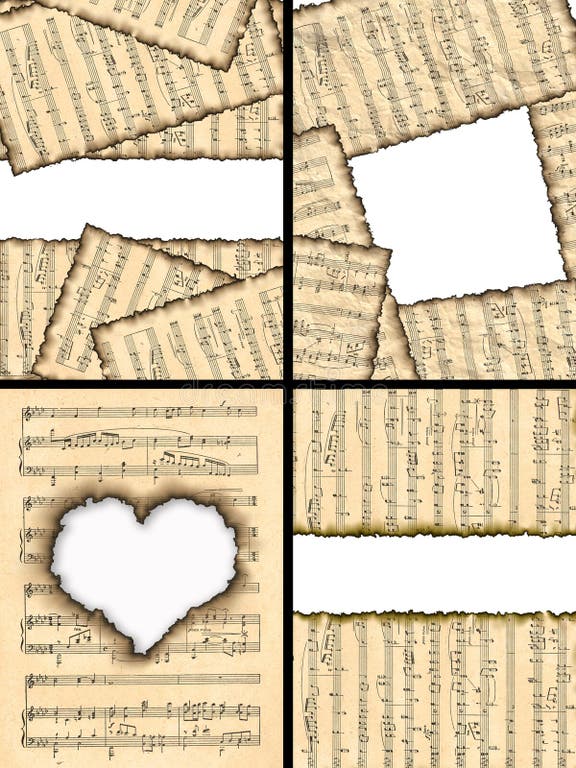 Old Fashioned Musical Notes Stock Illustrations – 252 Old Fashioned ...