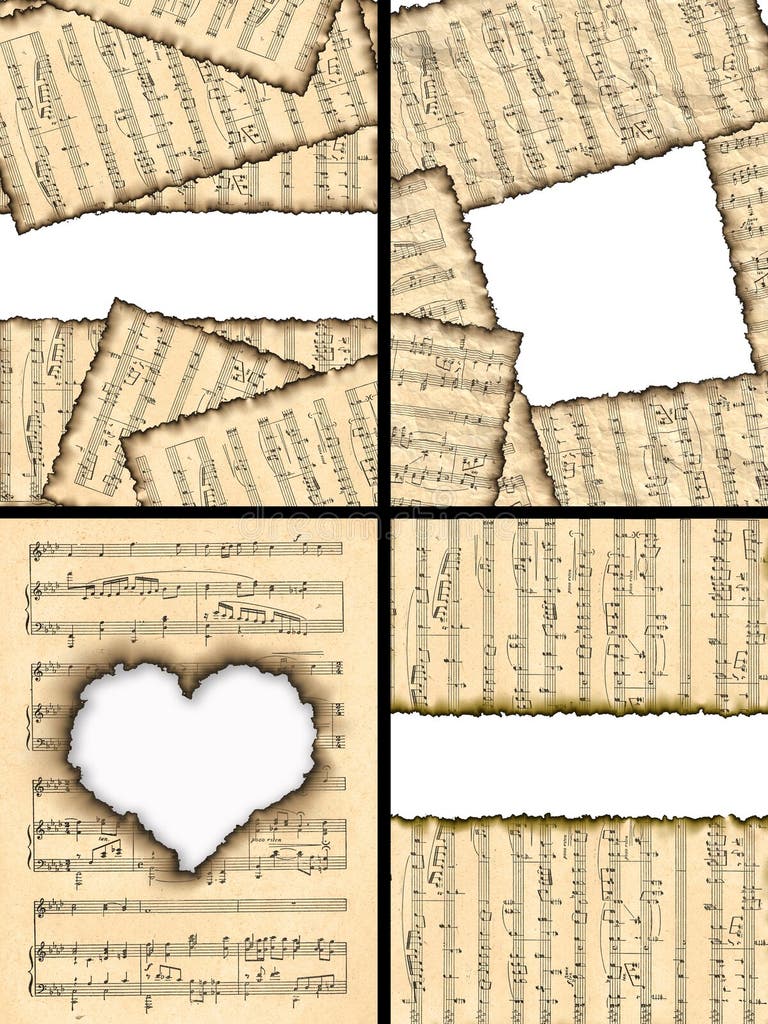Old Fashioned Musical Notes Stock Illustrations – 252 Old Fashioned ...
