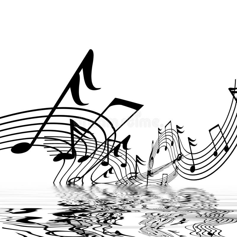 Flowing Musical Notes Stock Illustrations – 1,416 Flowing Musical Notes ...