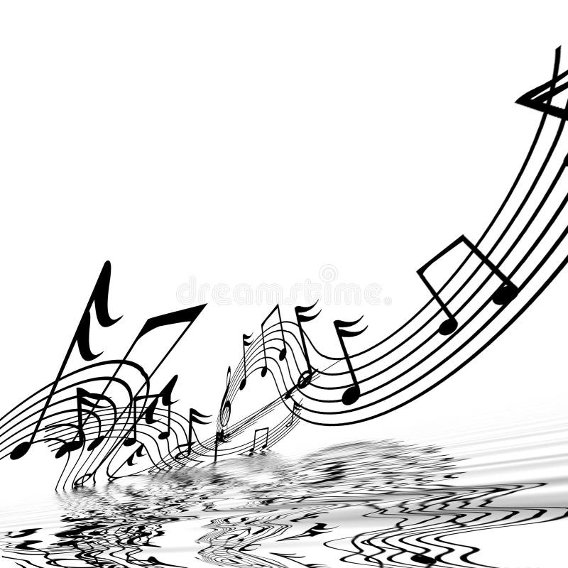 Flowing Musical Notes Stock Illustrations – 1,416 Flowing Musical Notes ...