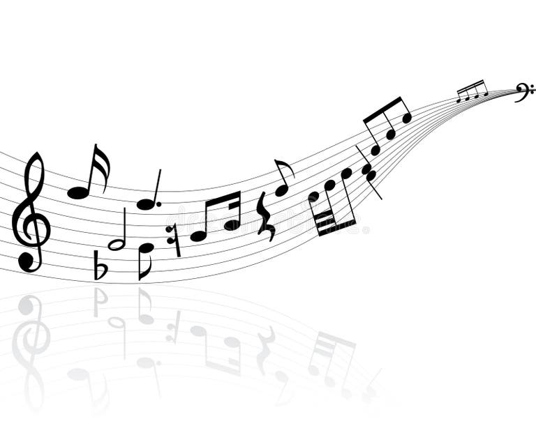 Musical Notes Shadows Stock Illustrations – 538 Musical Notes Shadows ...