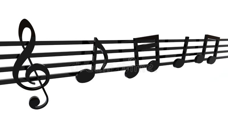 Musical Notes stock illustration. Illustration of composer - 8724215