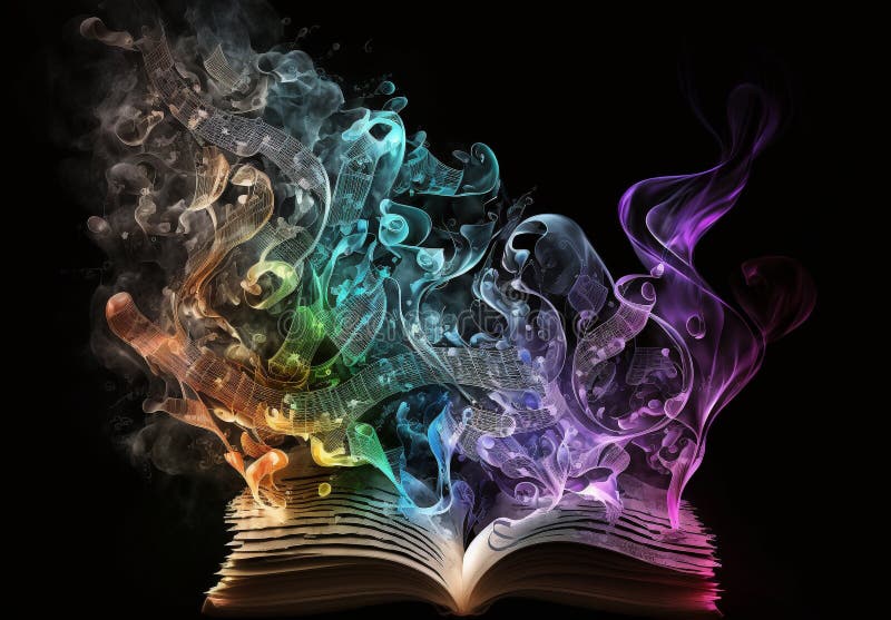 Music Notes Open Book Background Stock Illustrations – 92 Music Notes ...