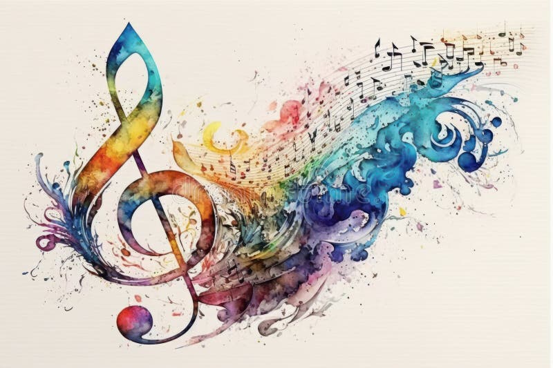 Musical notes. Musical art stock illustration. Illustration of musical ...