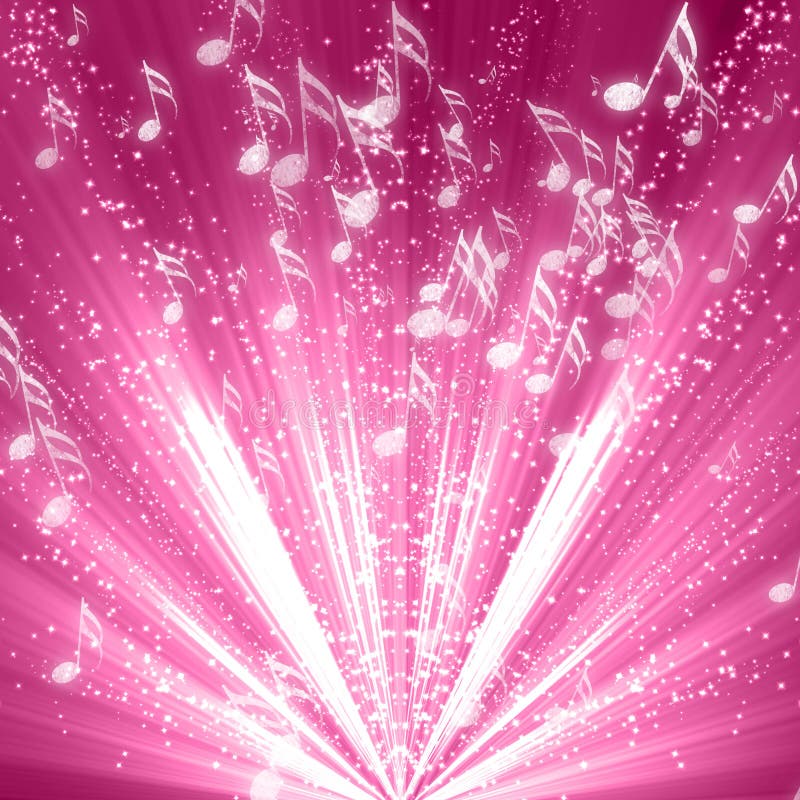 Background Music Notes Sparkle Stock Illustrations – 225 Background ...