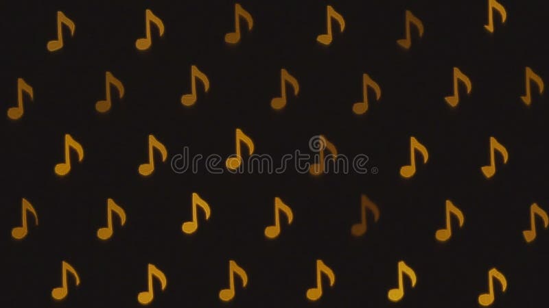 Musical Notes. Blinking Abstract Background Stock Video - Video of ...