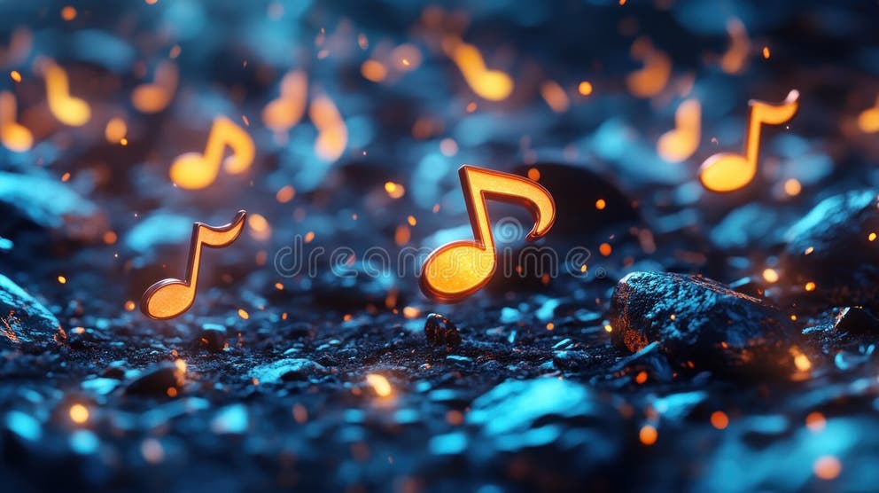 Musical Notes Dancing in Harmony a Creative Expression of Classical ...