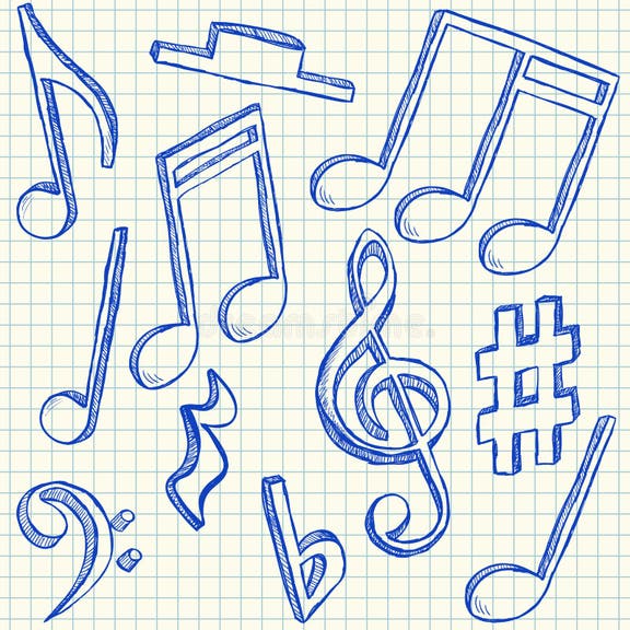 Cartoon Musical Notes Stock Illustrations – 17,468 Cartoon Musical ...