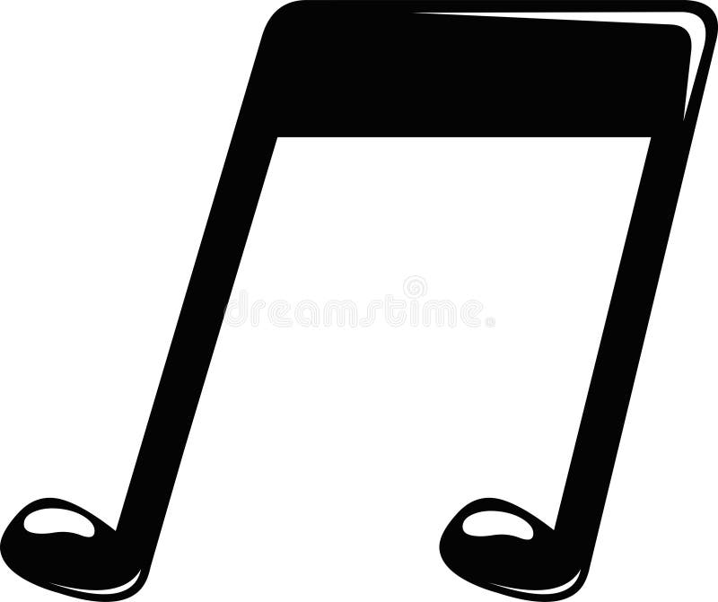 Musical notes eighth stock vector. Illustration of music - 325752569