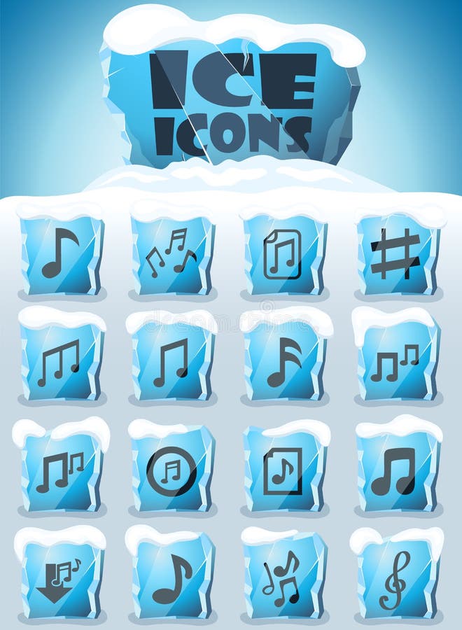 Musical notes icon set stock vector. Illustration of classic - 148751615