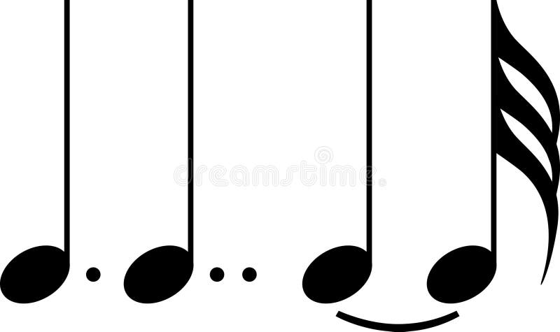 Musical Notes, Keys, Pauses and Other Symbols in the Vector. a Complete ...