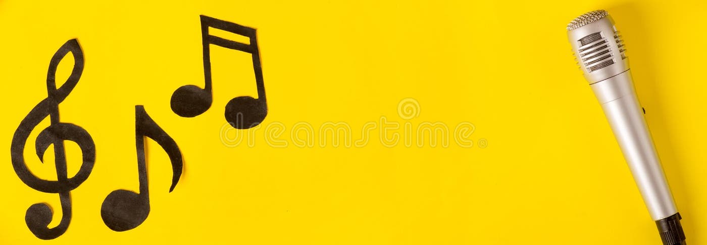 126 Singer Music Notes Banner Stock Photos - Free & Royalty-Free Stock ...