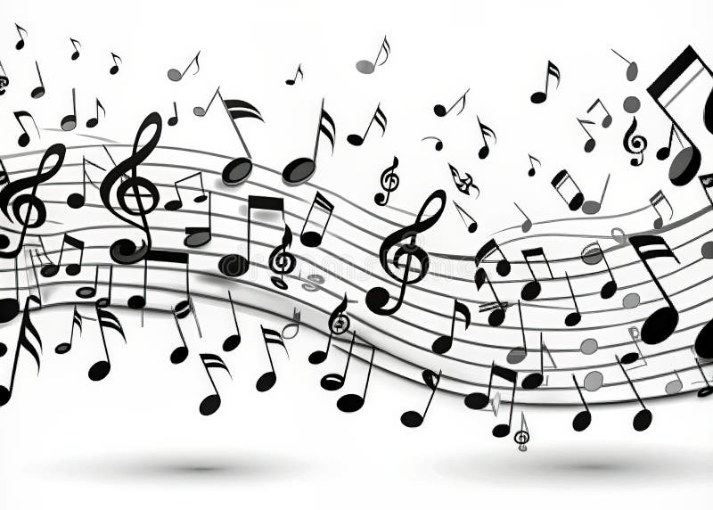 Musical Notes stock illustration. Illustration of graphic - 314904534