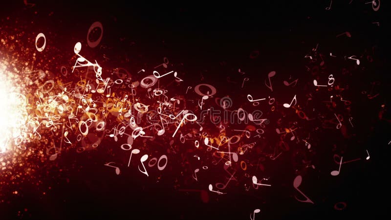 Musical Notes Blue Falling stock video. Video of notes - 51740307