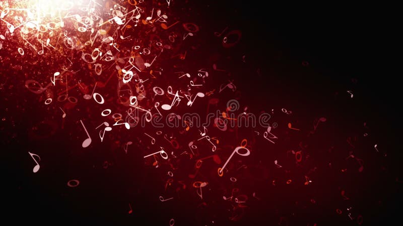 Musical Notes Blue Falling stock video. Video of notes - 51740307