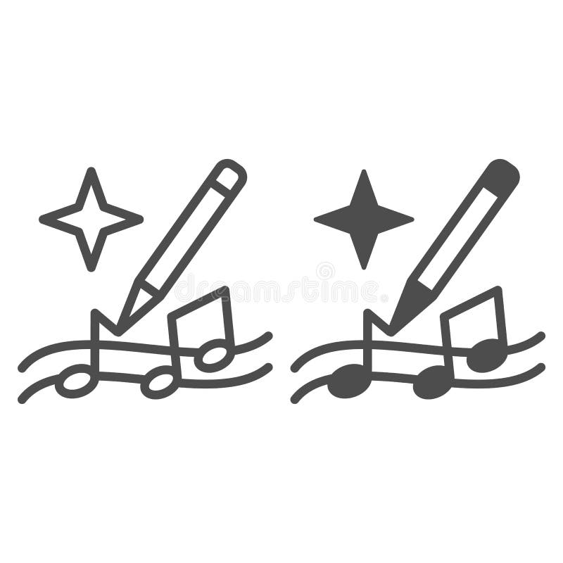 Music Black Notes Solid White Background Stock Illustrations – 65 Music ...