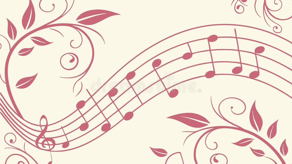 Musical Notes Swirl, Melody Flow and Rhythmic Pattern Vector Design ...