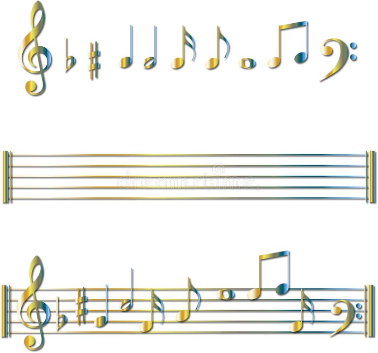 Chrome Musical Note Stock Illustrations – 271 Chrome Musical Note Stock ...