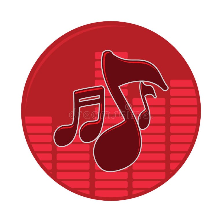 Musical Notes. Vector Illustration Decorative Design Stock Vector ...