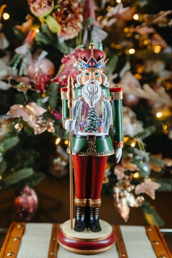 Musical Nutcracker, Christmas Tree Toys. New Year Toys Stock Image ...