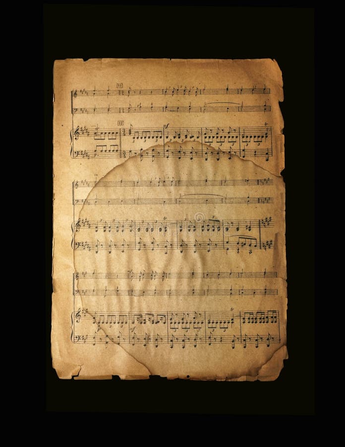 Musical page with notes stock image. Image of note, music - 59511553