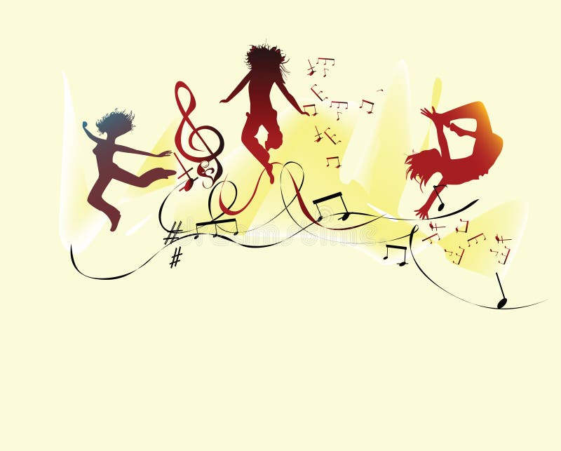 Summer music stock vector. Illustration of border, decorative - 10448752