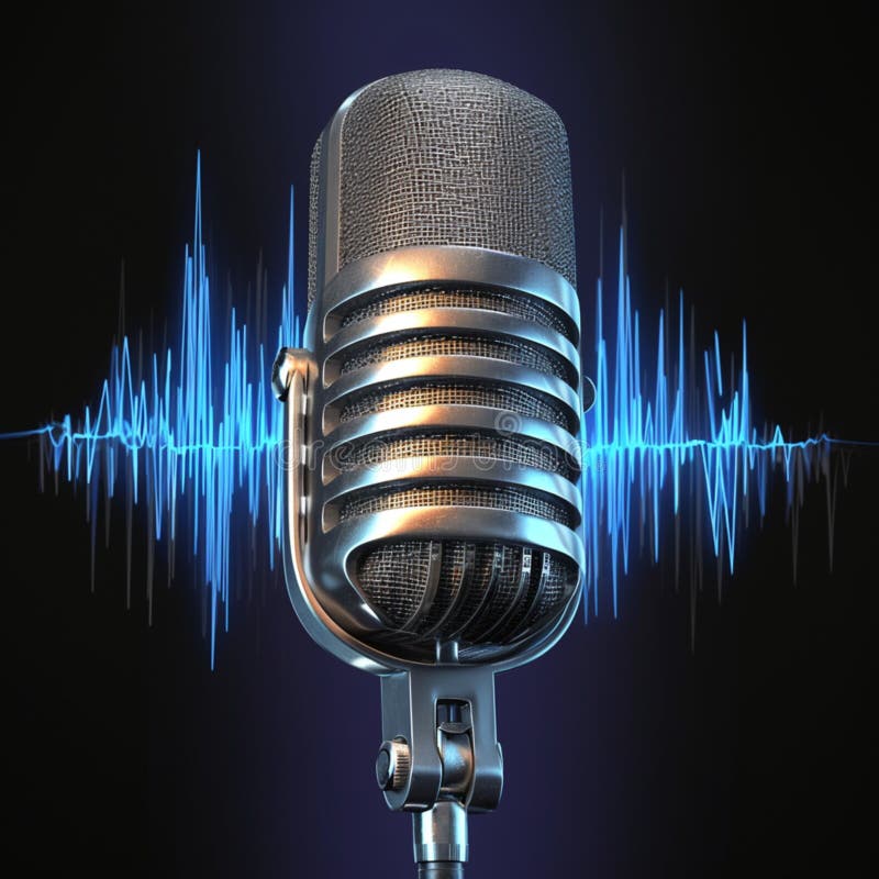 Silver Microphone Model Stock Illustrations – 147 Silver Microphone ...