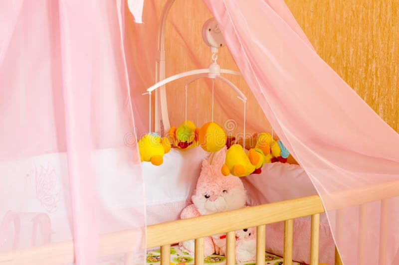 Musical Roundabout with Soft Toys, Mobile Stock Image - Image of color ...