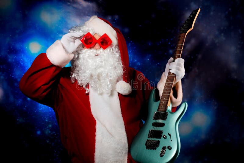 Musical Santa stock photo. Image of celebrate, christmas - 11693320