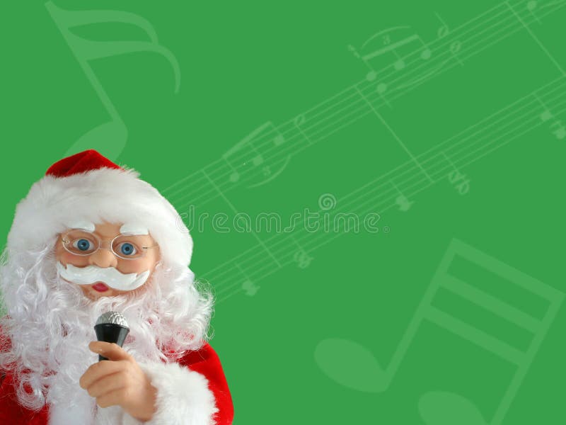 Musical santa stock photo. Image of kris, seasonal, postcard - 1208932