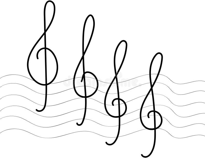 Musical Scale in a Form of Waves- this is Digital Art Drawn by Hand ...