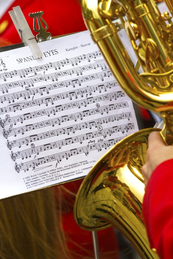Musical score stock photo. Image of fanfare, band, sheet - 14463478