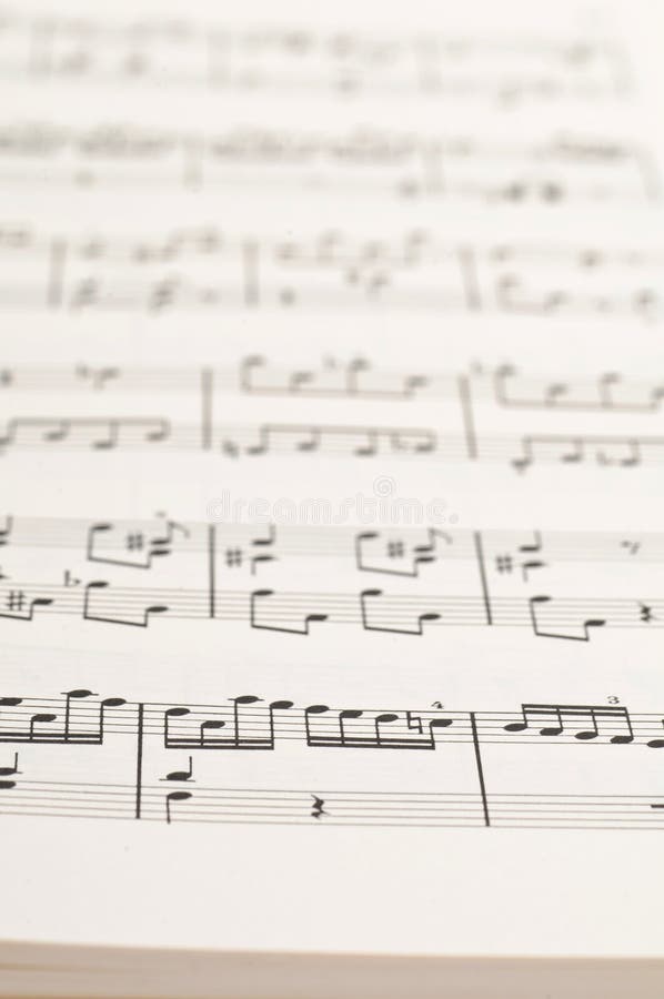 Musical score stock image. Image of concert, reading - 22117011