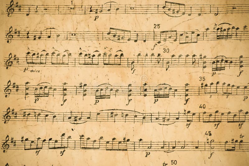 Musical score stock photo. Image of paper, musical, lover - 94228674