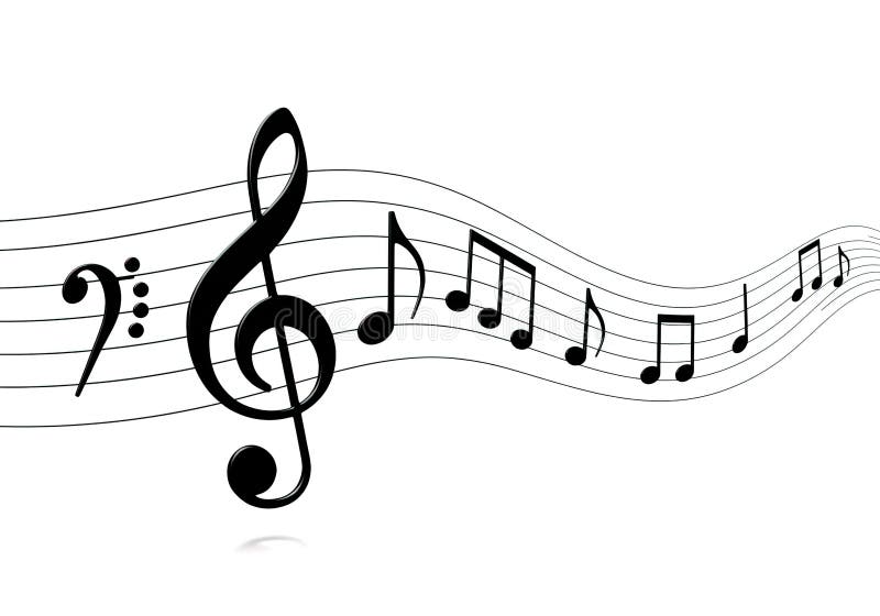 A Musical Score with a Crescendo of Notes AI Generated Stock ...