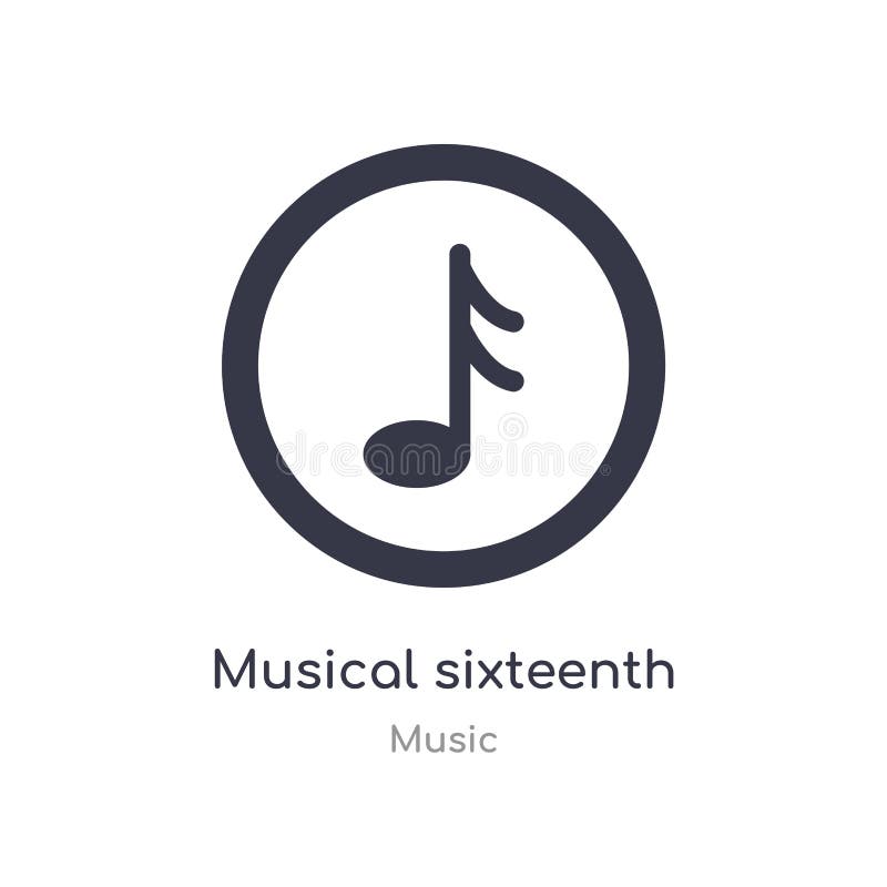 Musical Sixteenth Note Stock Illustrations – 723 Musical Sixteenth Note ...