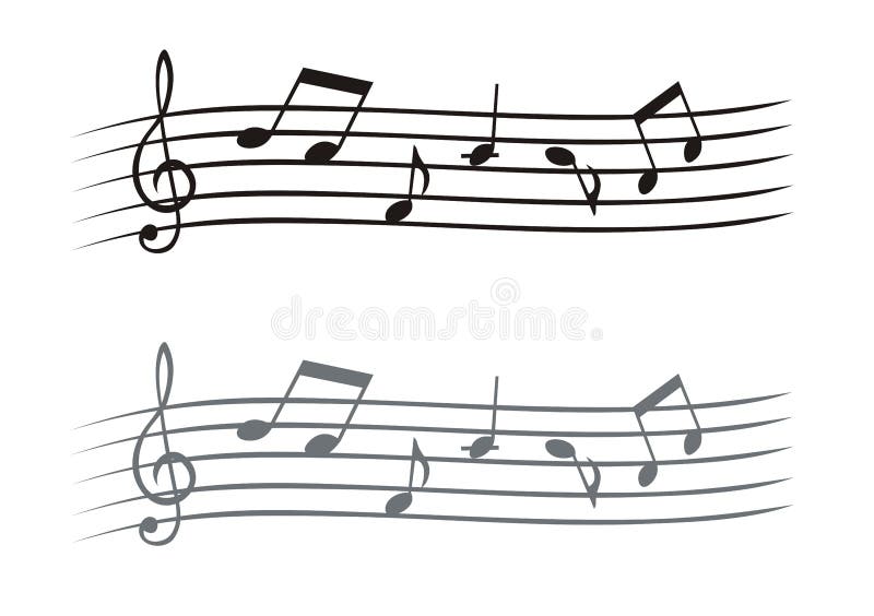 Music Note Border stock vector. Illustration of note - 22257173