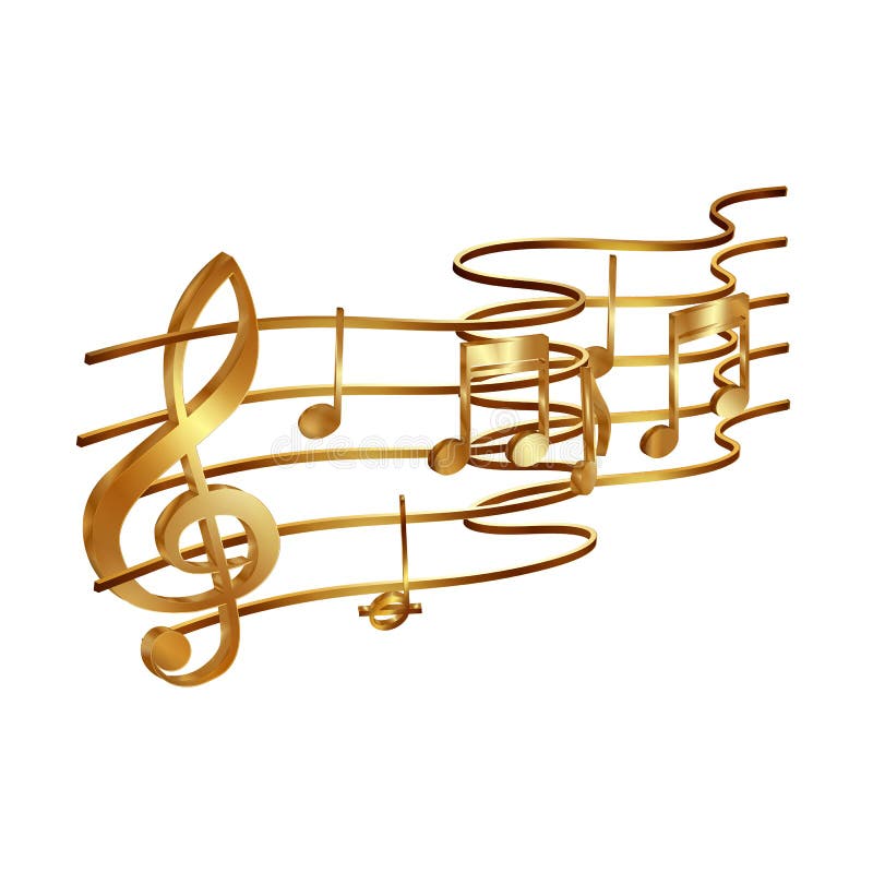 Musical stave volume stock vector. Illustration of background - 74221967