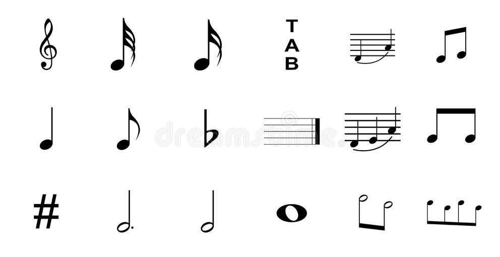 Musical Symbols , Elements of Musical Symbols, Icons and Annotations ...