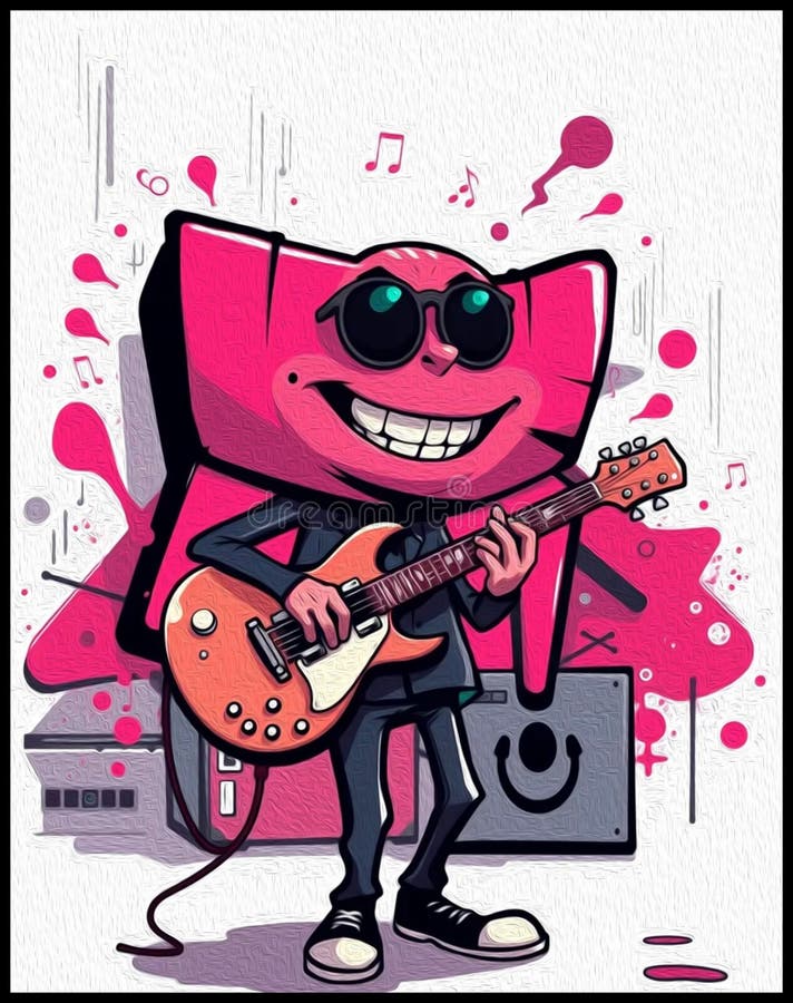 Musical Theme. Pattern for Printing on Wall Decorations Stock ...