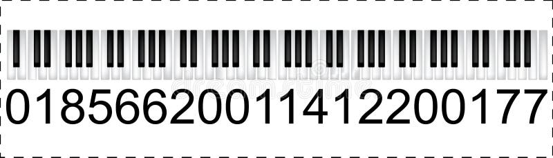 Piano Barcode Stock Illustrations – 26 Piano Barcode Stock ...