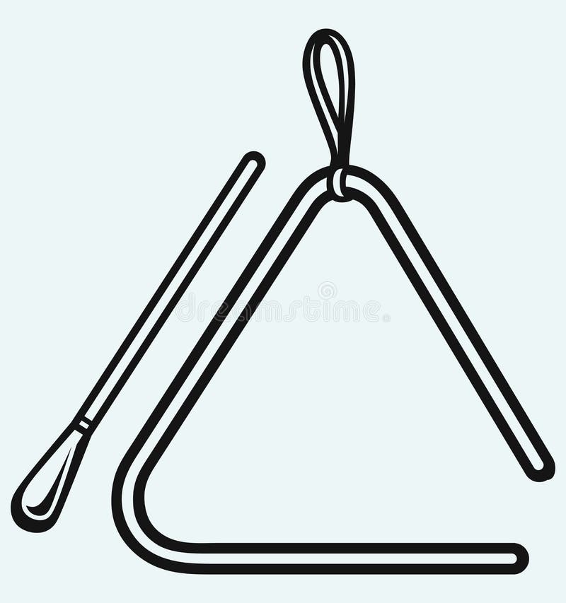 Cartoon Triangle Instrument