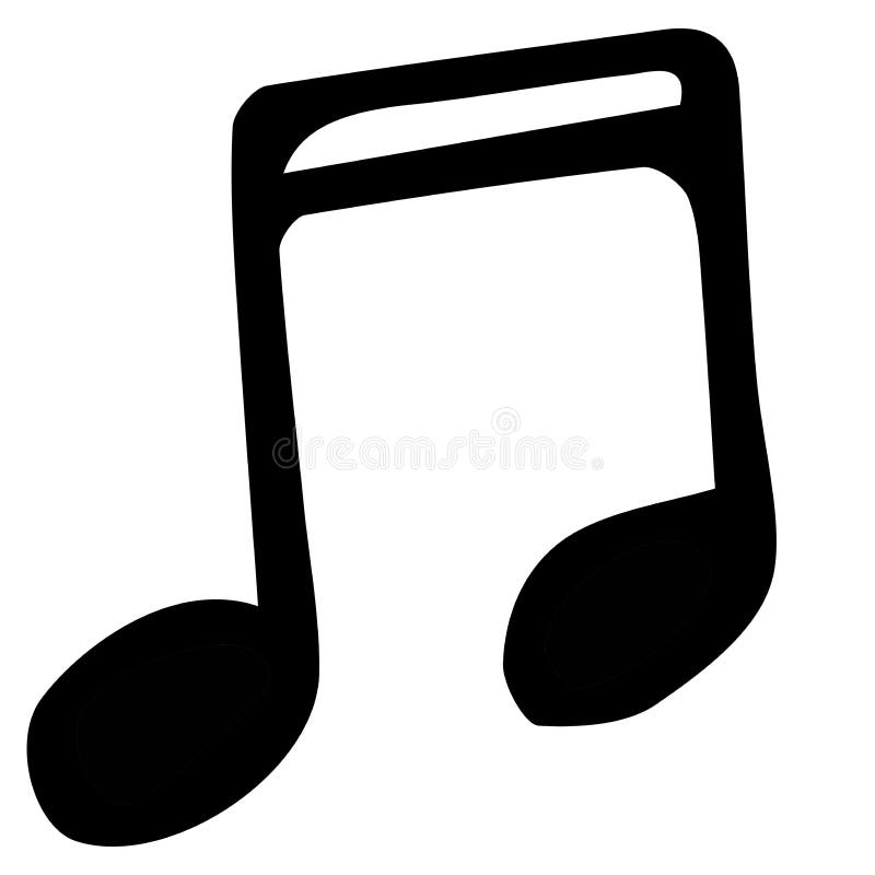 Musical Two Sixteenth Notes Stock Vector - Illustration of piano, blues ...