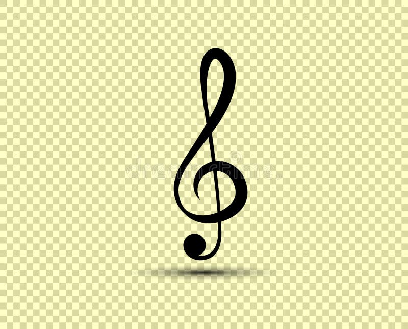 Vector Treble Clef Music Note Icon. Vector Illustration Stock Vector ...