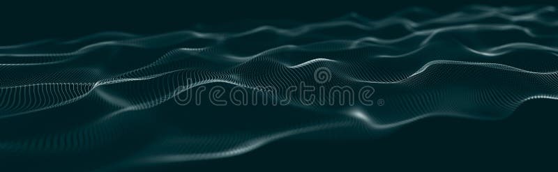 Musical Wave of Particles. Sound Structural Connections. Abstract ...