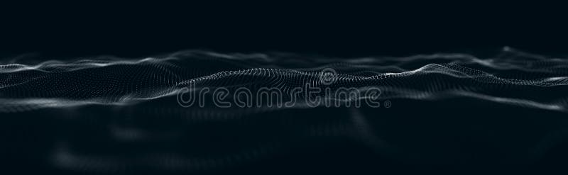 Musical Wave of Particles. Sound Structural Connections. Abstract ...