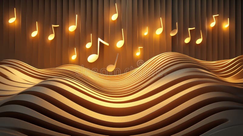 Musical Waves Performance Abstract Studio Digital Art Creative Space ...